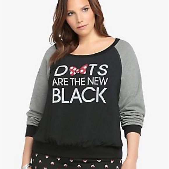 torrid | Sweaters | Torrid Disney Minnie Mouse Dots Are The New Black ...